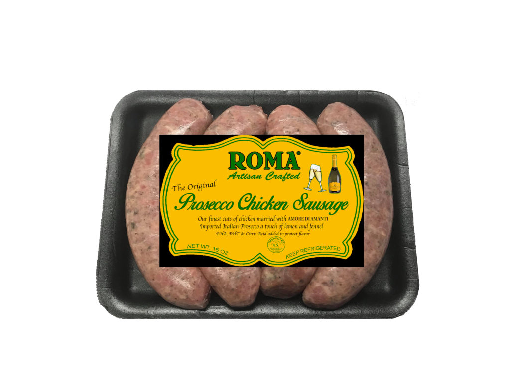 Prosecco Chicken Sausage - Roma Gourmet